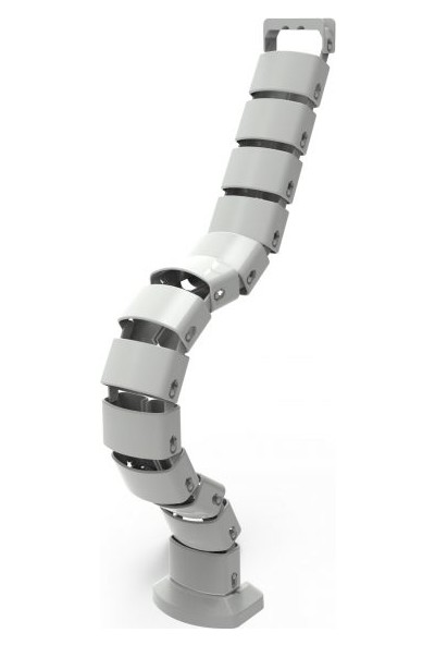 Ksi Design Masa Altı Omurga Kablo Kanalı-Gri