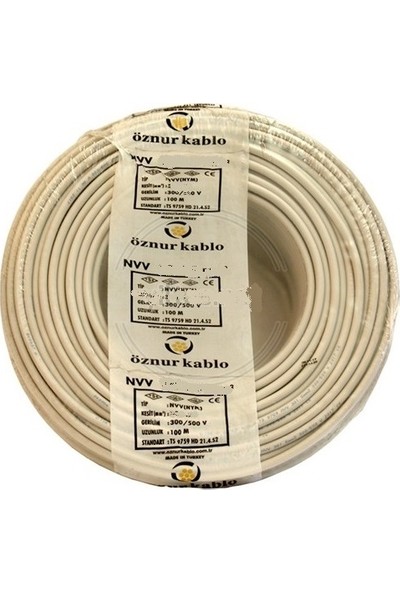 Öznur Kablo 4X6 Mm Nym Antigron (30 Metre) Öznur Kablo 4X6 Mm Nym Antigron (30 Metre)