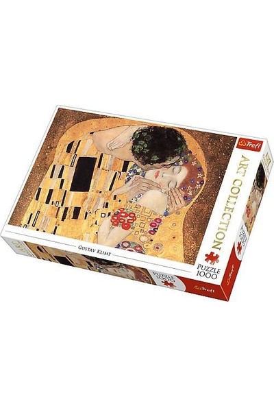 Trefl Puzzle The Kiss, Gustav Klimt 1000 Parça Puzzle Trefl Puzzle The Kiss, Gustav Klimt 1000 Parça Puzzle