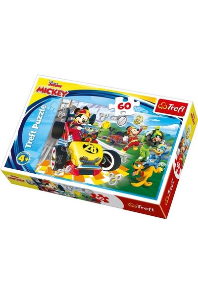 Trefl Çocuk Puzzle Rally with Friends / Disney Mickey and th 60 Parça Puzzle