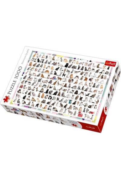 Trefl Puzzle 208 Cats 1000 Parça Puzzle Trefl Puzzle 208 Cats 1000 Parça Puzzle