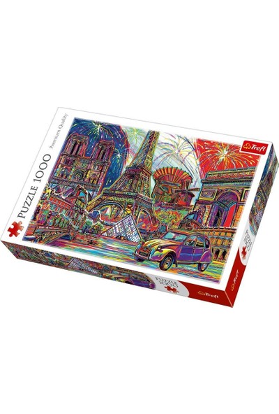 Trefl Puzzle Colours Of Paris 1000 Parça Puzzle Trefl Puzzle Colours Of Paris 1000 Parça Puzzle
