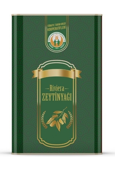 Tarım Kredi Riviera Zeytinyağı 5 lt Tarım Kredi Riviera Zeytinyağı 5 lt