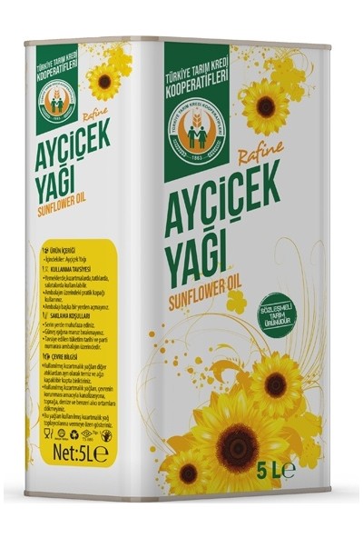 Tarım Kredi Ayçiçek Yağı 5 lt