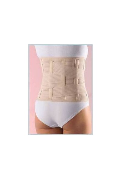 Medikalbim Lumbosakral Çelik Balenli Korse Bedensiz Her Bedene Uygun