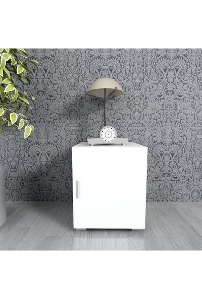 Moonlife Komodin Beyaz