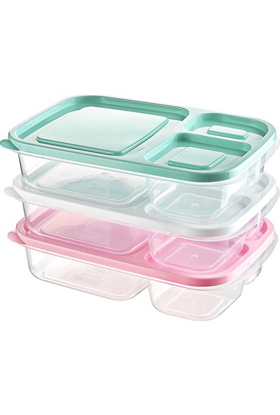 Hobbylife Smart 3 Bölmeli Saklama Kabı 3'lü Hobbylife Smart 3 Bölmeli Saklama Kabı 3'lü