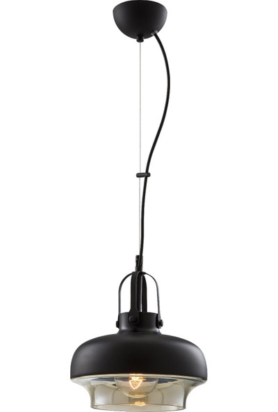 AVONNI AV-5064-1BSY Siyah Boyalı Modern Avize E27 Metal Cam 25cm AVONNI AV-5064-1BSY Siyah Boyalı Modern Avize E27 Metal Cam 25cm