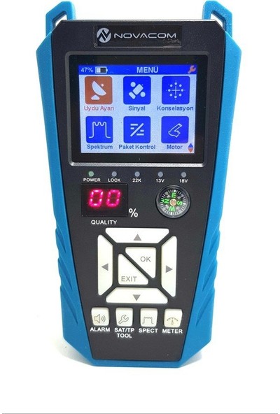Novacom Drhd-Sat06 Satfinder Hd Uydu Bulucu Pusulalı Novacom Drhd-Sat06 Satfinder Hd Uydu Bulucu Pusulalı