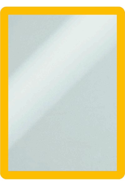 DirektAl Arkası Yapışkanlı Çerçeve Kapakları Mıknatıslı-Duyuru Çerçevesi-Sarı DirektAl Arkası Yapışkanlı Çerçeve Kapakları Mıknatıslı-Duyuru Çerçevesi-Sarı