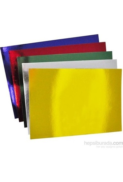 Zirve Metalik Aynalı Fon Kartonu 50X70 Karışık Renk 10 Lu Zirve Metalik Aynalı Fon Kartonu 50X70 Karışık Renk 10 Lu
