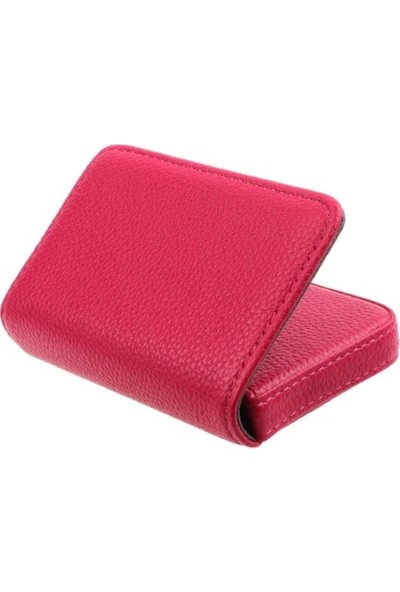 Vendas Mıknatıs Kapaklı Suni Deri Kartvizitlik - Pembe Vendas Mıknatıs Kapaklı Suni Deri Kartvizitlik - Pembe