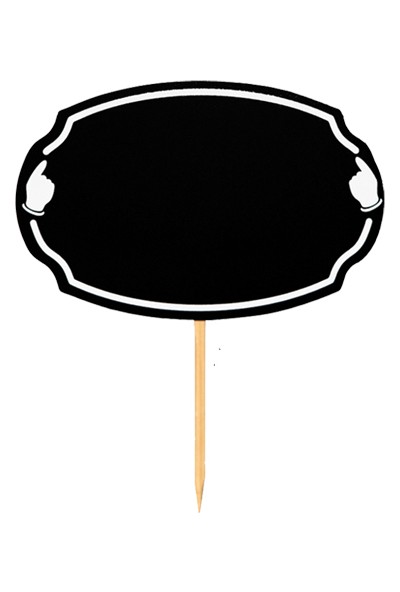 Simge Yapı Dekorasyon Kürdan Saplamalı Etiketliği Silinebilir 5'Li Paket