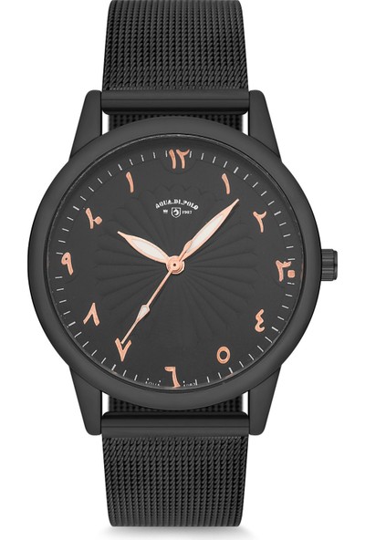 Aqua di Polo Kadın Siyah Hasır Kordonlu Analog Kol Saati APL12C710H03 Aqua di Polo Kadın Siyah Hasır Kordonlu Analog Kol Saati APL12C710H03