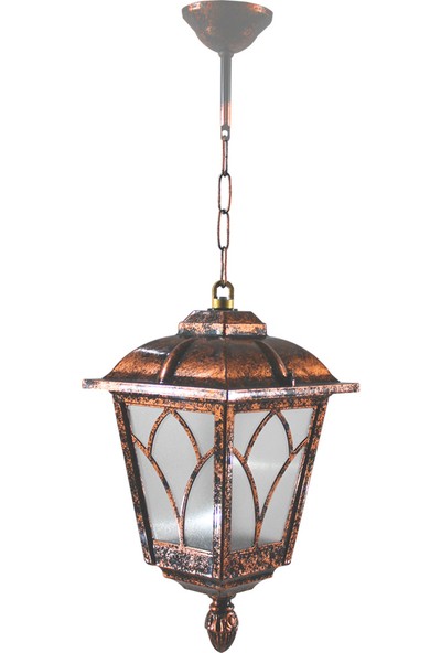 Yakan Aydınlatma Lale Çıtalı Kare Fener Askılı