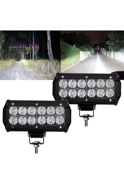 Techmaster 12 Ledli 36W Metal Kasalı Off Road Gündüz Farı Sis Farı Lambası Techmaster 12 Ledli 36W Metal Kasalı Off Road Gündüz Farı Sis Farı Lambası