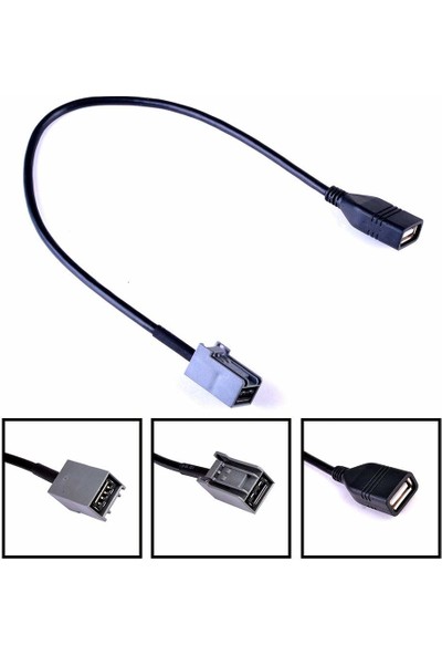 Techmaster Honda Civic Jazz Cr-V Accord Cr-Z 2008-2013 Usb Aux Kablosu Sku18 Techmaster Honda Civic Jazz Cr-V Accord Cr-Z 2008-2013 Usb Aux Kablosu Sku18