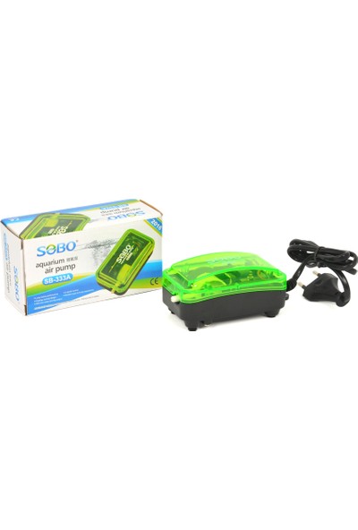 Sobo Sobo SB-333A Tek Çıkışlı Transparan Hava Motoru