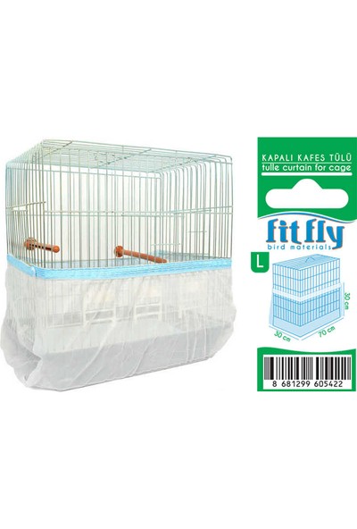 Fit Fly Kapalı Lüx Kafes Tülü Large