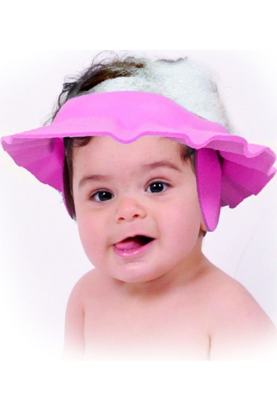 Sevi Bebe Bebek Banyo Şapkası Pembe