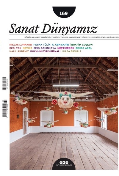 Sanat Dünyamız 169 / Mart - Nisan 2019