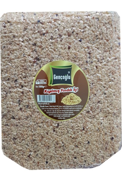 Gençoğlu Kıyılmış Fındık 1000 gr