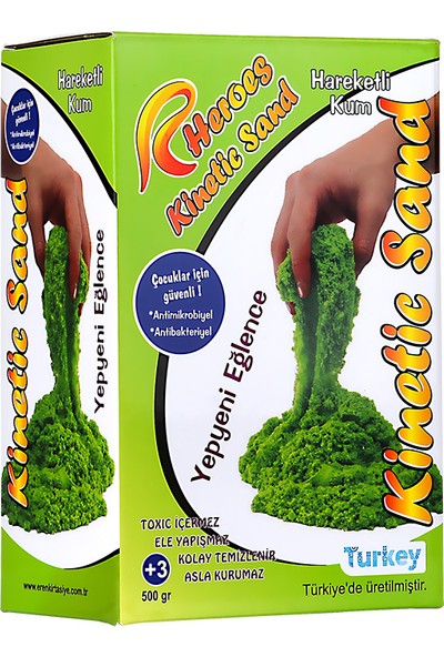Heroes Kinetik Kum 500 Gr Yeşil Heroes Kinetik Kum 500 Gr Yeşil