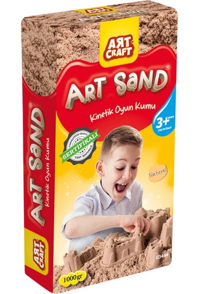 Artcraft Kinetik Oyun Kumu 1000Gr Naturel Artcraft Kinetik Oyun Kumu 1000Gr Naturel
