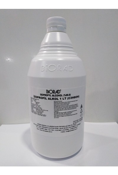 Biorad İzopropil Alkol %99.9 1 Litre