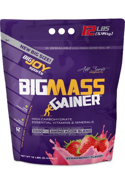Big Joy Big Mass 5440 Gr Çilek Big Joy Big Mass 5440 Gr Çilek