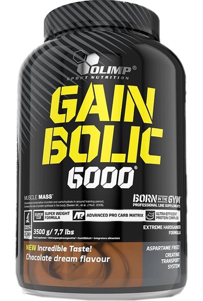 Olimp Gain Bolic 6000 3500 Gr Çikolata Olimp Gain Bolic 6000 3500 Gr Çikolata