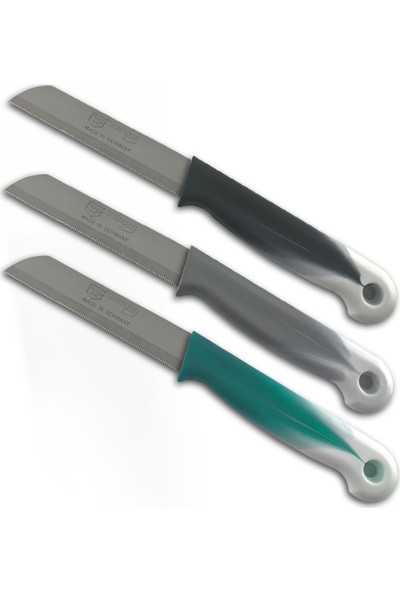 Solingen Meyve ve Sebze Bıçağı Tırtıklı 3'lü Set