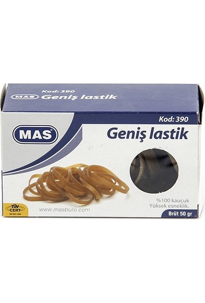 Mas 0390 Geniş Lastik 50Gr