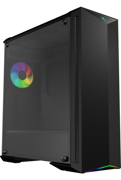 MSI MPG Gungnir 100 Temperli Cam 1x A-RGB 3x 120mm Fan ATX Oyuncu Bilgisayar Kasası MSI MPG Gungnir 100 Temperli Cam 1x A-RGB 3x 120mm Fan ATX Oyuncu Bilgisayar Kasası