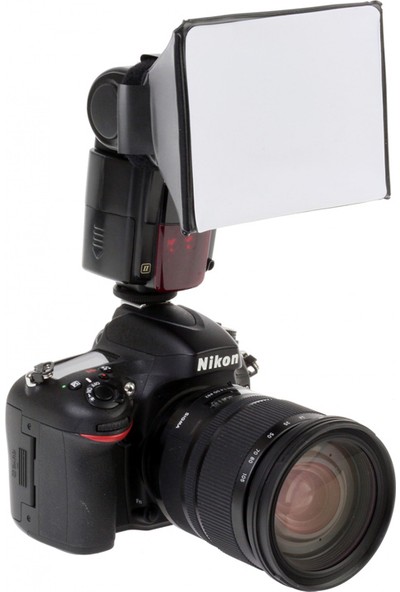 Tepe Flaşları İçin Raypro 10X13 Cm Flaş Softbox Difüzör Tepe Flaşları İçin Raypro 10X13 Cm Flaş Softbox Difüzör
