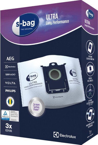 Philips & Elecrolux S-Bag Ultra Long Performance 5 Litre Toz Torbası Philips & Elecrolux S-Bag Ultra Long Performance 5 Litre Toz Torbası
