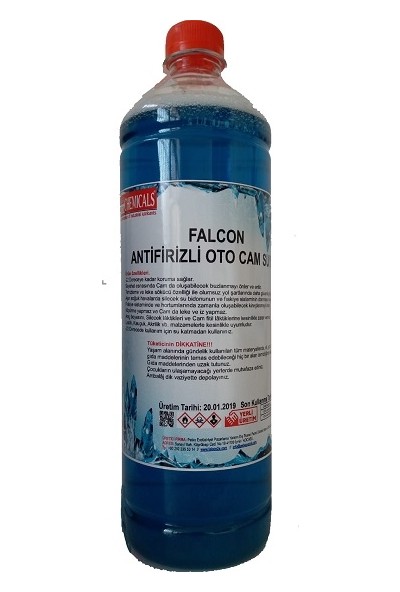 Falcon Chemıe Antifrizli Cam Suyu - 22° / 1 Litre Falcon Chemıe Antifrizli Cam Suyu - 22° / 1 Litre