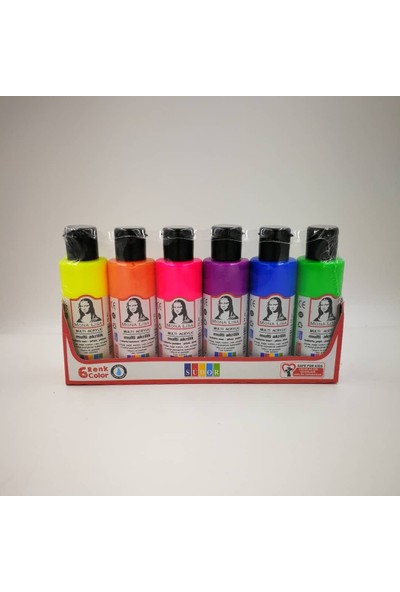 Südor Akrilik Boya Multi 70Ml Fosforlu 6Lı Sd1006F