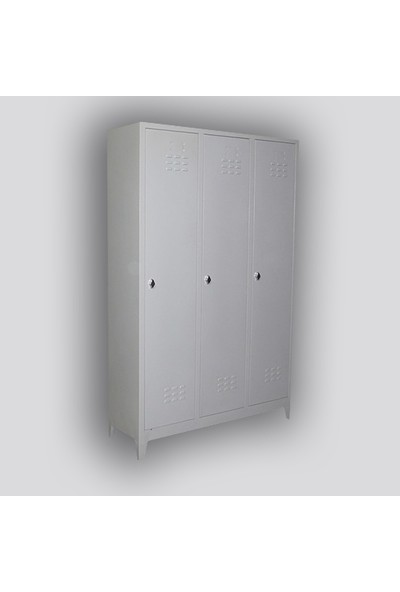 Gökerler Çelik Gemiş Üçlü Soyunma Dolabı