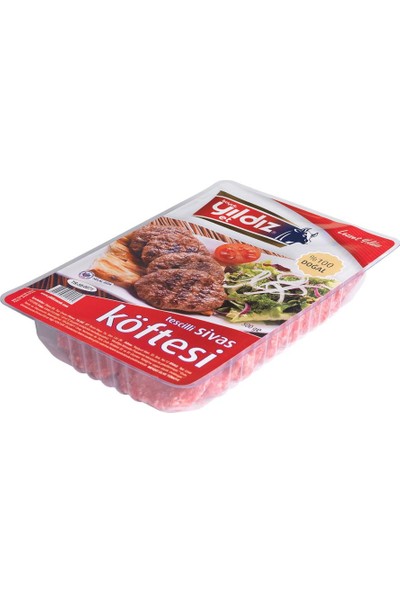 Yıldız Et Sivas Yıldız Köfte (500 gr) Yıldız Et Sivas Yıldız Köfte (500 gr)