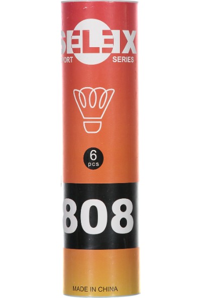 Selex 808 6 Lı Plastik Badminton Topu Selex 808 6 Lı Plastik Badminton Topu