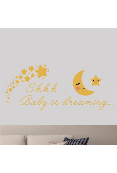 Sticker Masters Baby is Dreaming Çocuk Odası Sticker Sticker Masters Baby is Dreaming Çocuk Odası Sticker