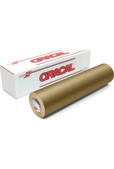 Kıraç Oracal 641 Seri Mat Metalik Altın Yapışkanlı Folyo (126cmx1mt) Kıraç Oracal 641 Seri Mat Metalik Altın Yapışkanlı Folyo (126cmx1mt)