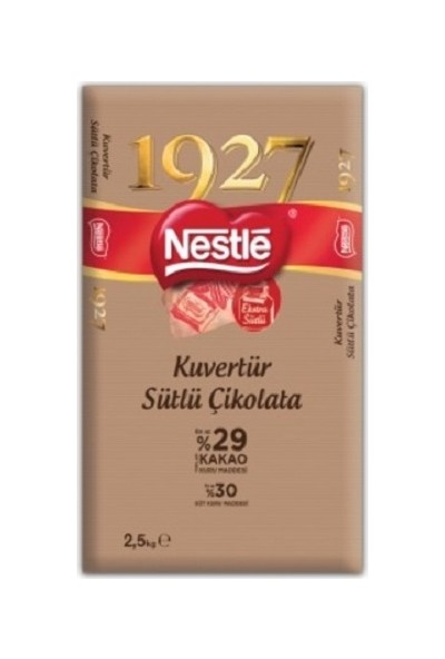 Nestle Sütlü Kuvertur 2.5 kg Nestle Sütlü Kuvertur 2.5 kg