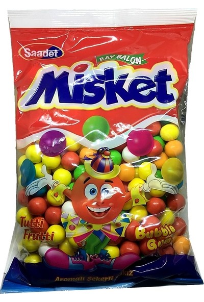 Bay Balon Tutti Frutti Aromalı Misket Sakız / Otomat Sakızı 1 kg (222 Adet)