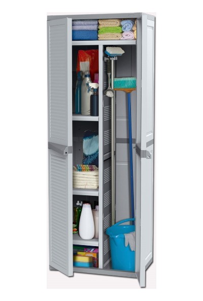 Drc Raflı Plastik Dolap Bahçe Balkon Dolabı 65x45x177 cm