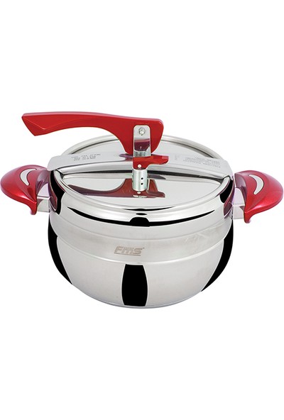 Fms 6 lt Güveç Düdüklü Tencere Kırmızı