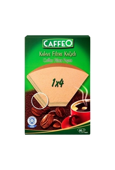 Caffeo Kahve Filtresi 1X4 80 Adet Caffeo Kahve Filtresi 1X4 80 Adet