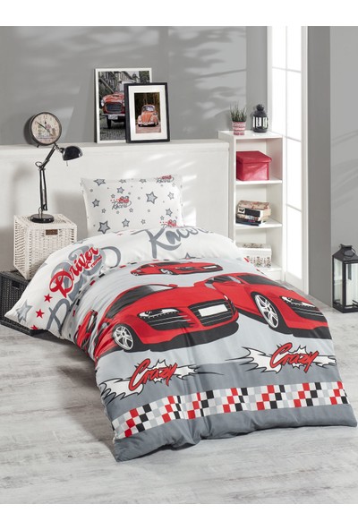 Eponj Home Junior Nevresim Seti Tek Kişilik Crazy Kırmızı Eponj Home Junior Nevresim Seti Tek Kişilik Crazy Kırmızı