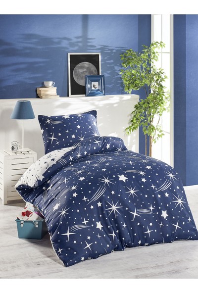 Eponj Home Junior Nevresim Seti Tek Kişilik Halley Lacivert Eponj Home Junior Nevresim Seti Tek Kişilik Halley Lacivert